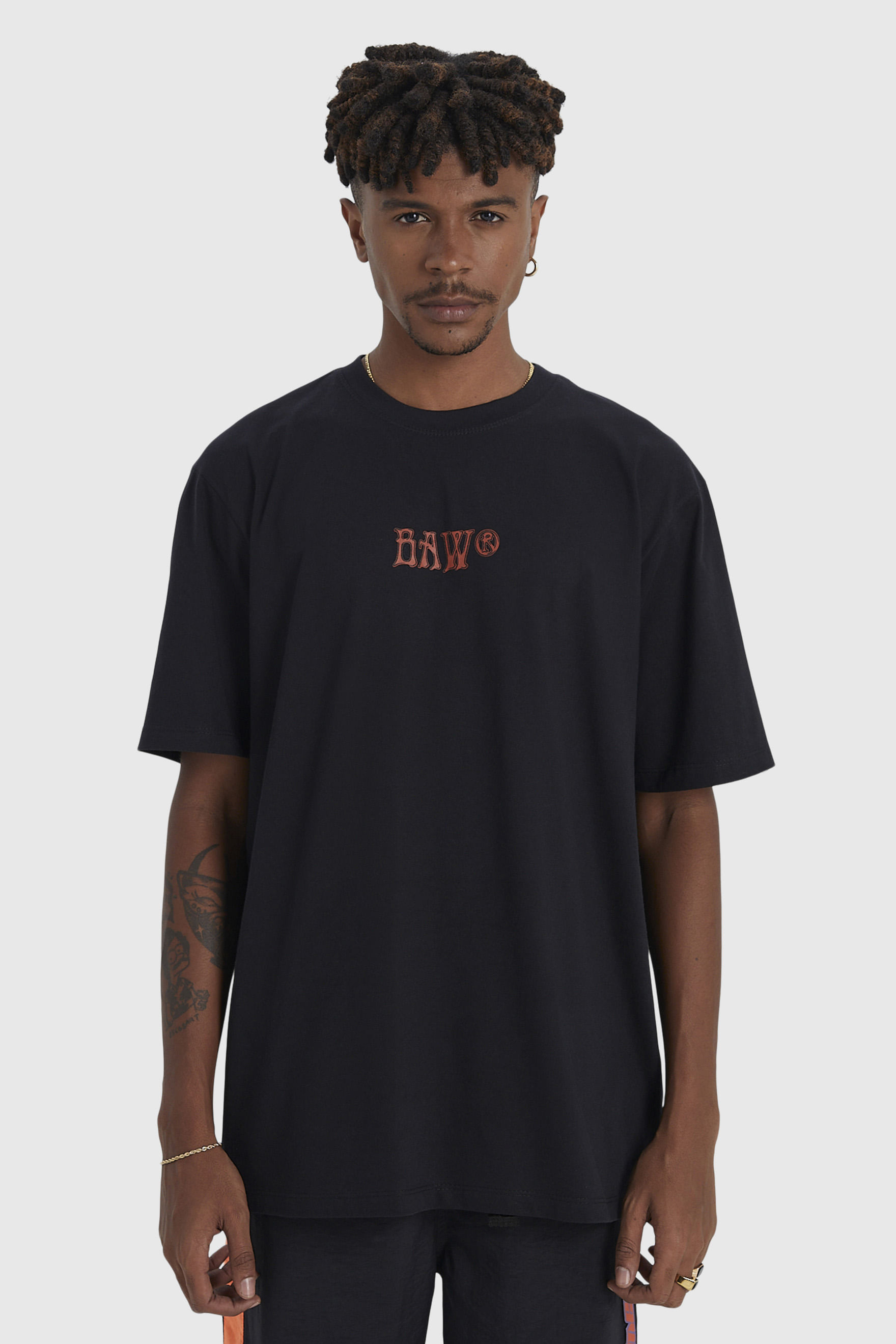 Camiseta MC Regular Stoned Sun Black | Baw®?